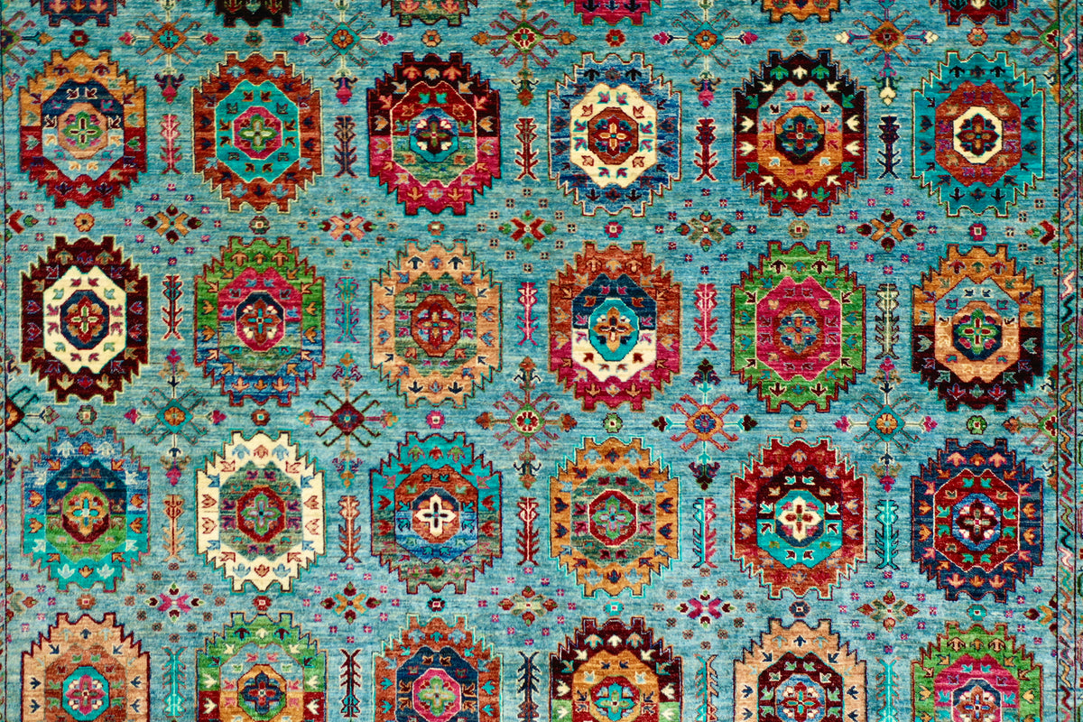 Blue base Elephants foot rug 300x400cm – SamaRugs