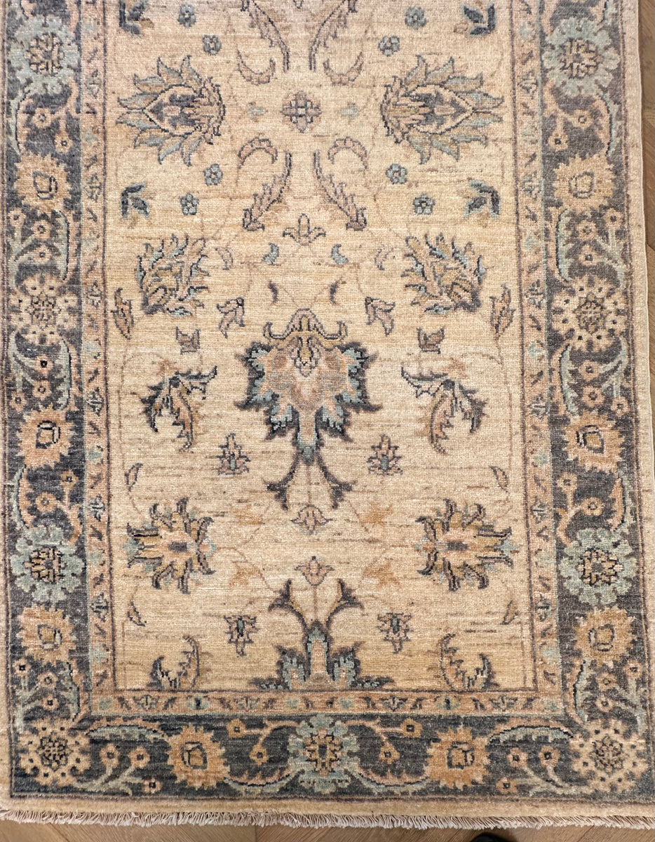 Chobi handmade runner 383x89 cm – SamaRugs